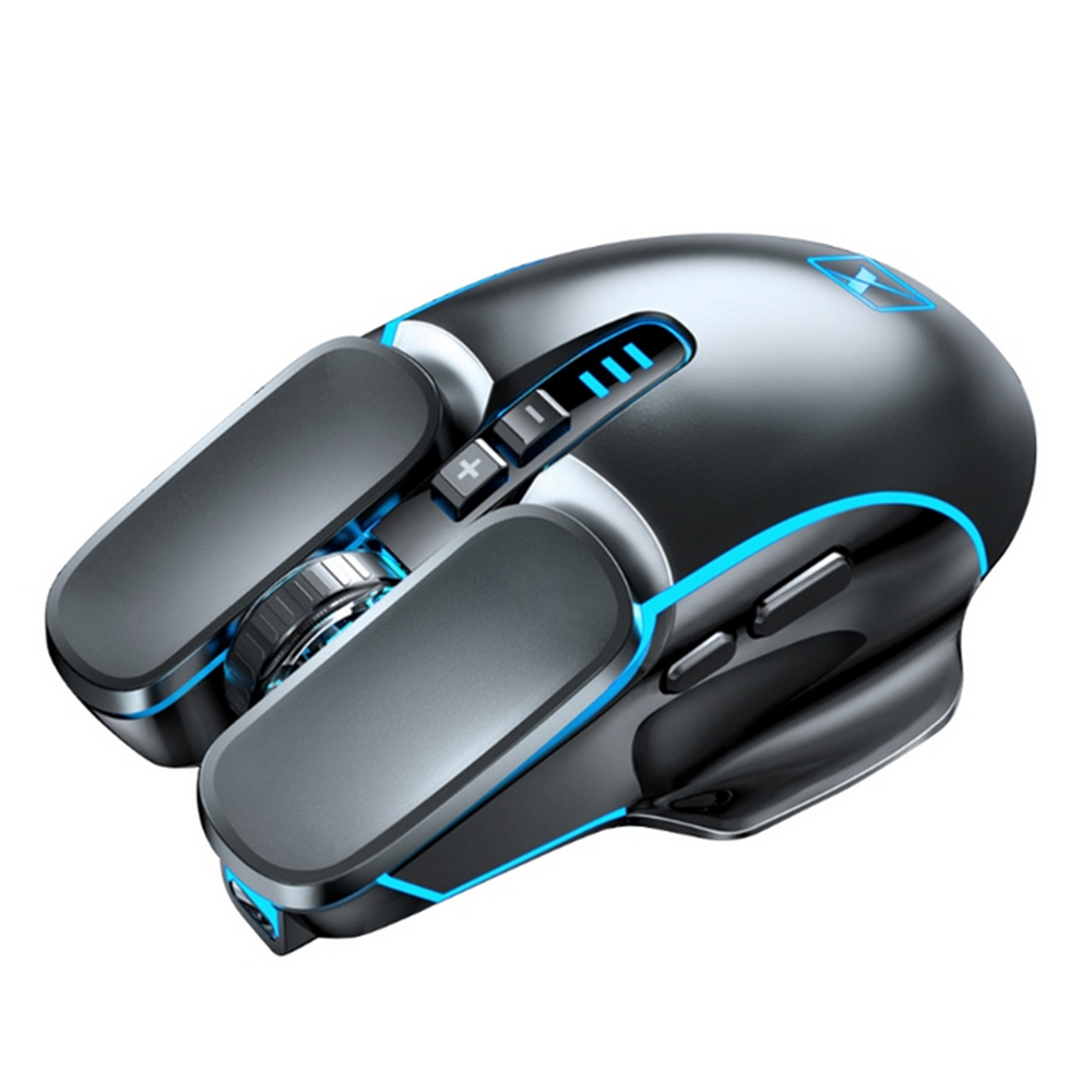 Silent Wireless Mouse Rechargeable 2400DPI Mechanical Game Mouse ...