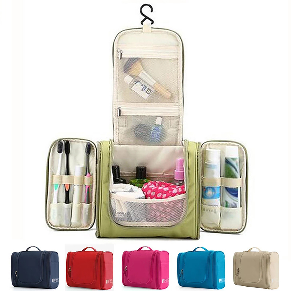 Multi-Compartment Hanging Waterproof Toiletry Bag Travel Organizer ...